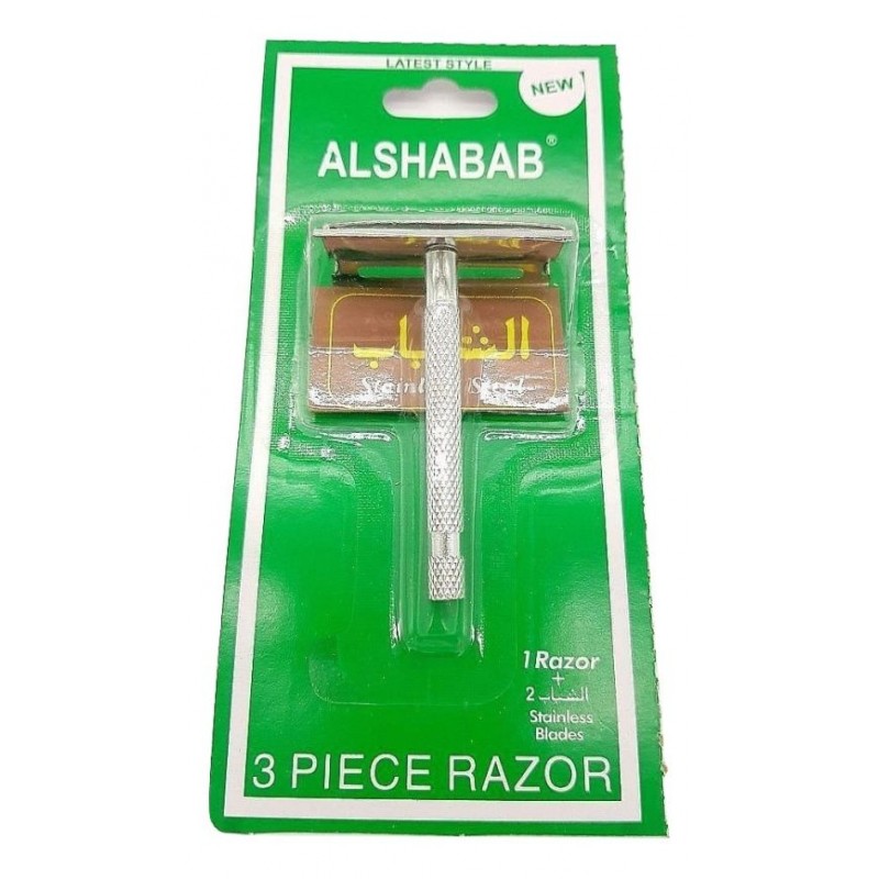 Maszynka do golenia na żyletki + żyletka, golarka - Ecoverso